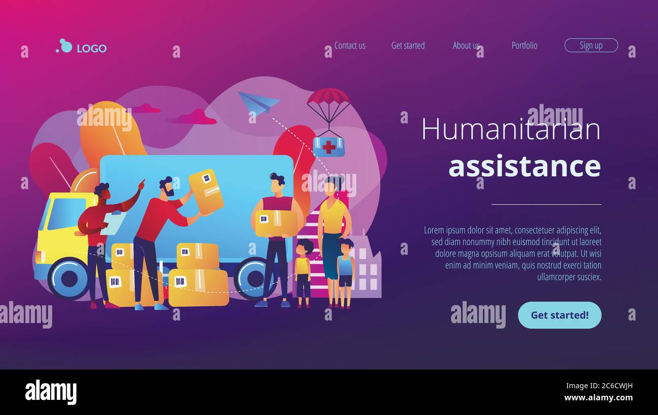 Humanitarian material Stock Vector Images - Alamy