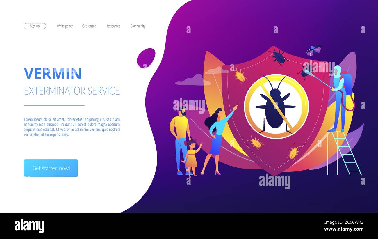 Insects control Stock Vector Images - Alamy