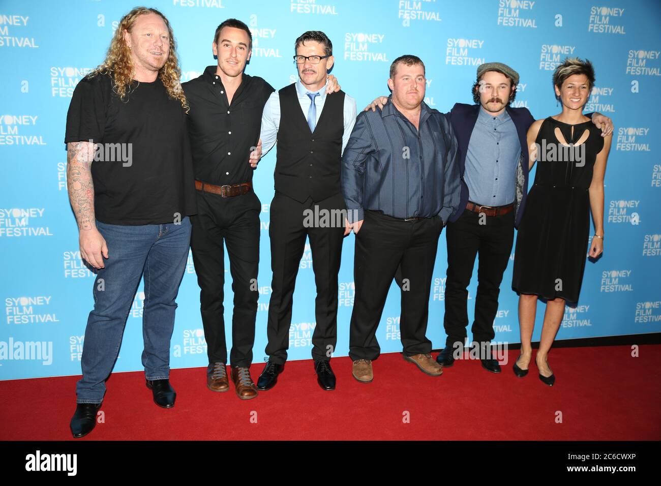 Cast and crew of the film ‘Fell’ on the red carpet at the world ...