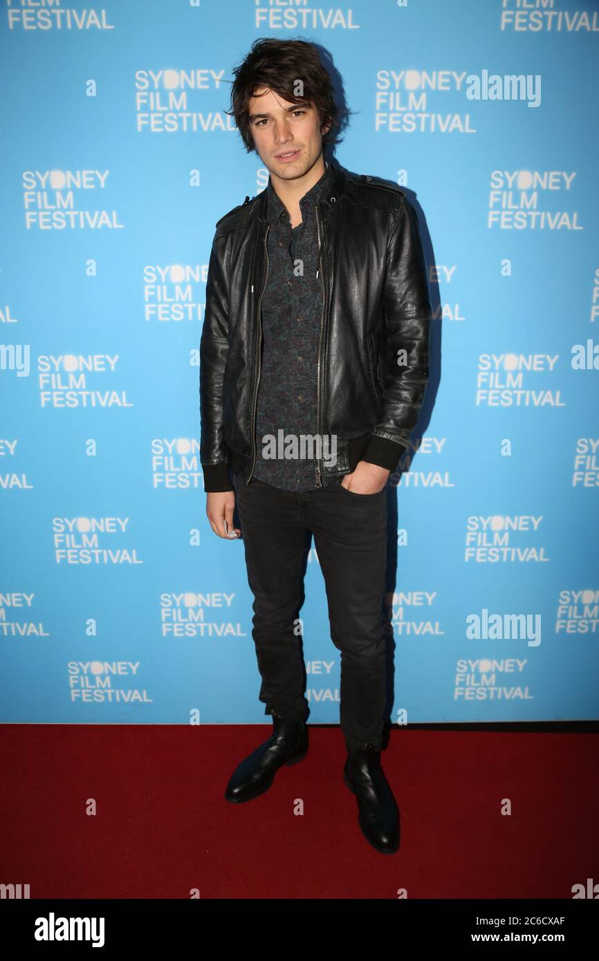 Home and Away actor Jackson Gallagher arrives on the red carpet at the ...