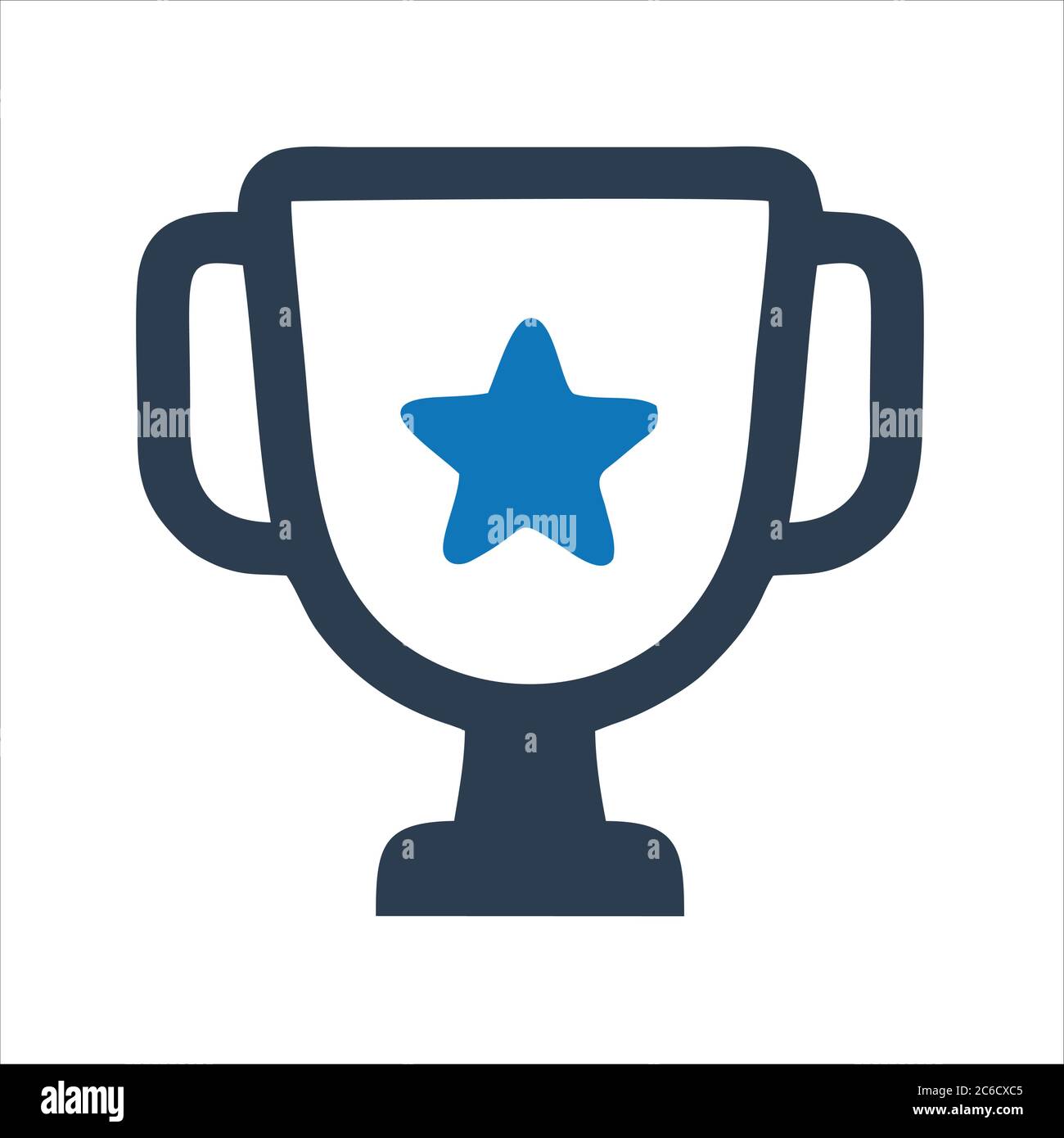 trophy icon isolated on white background from office collection. trophy ...