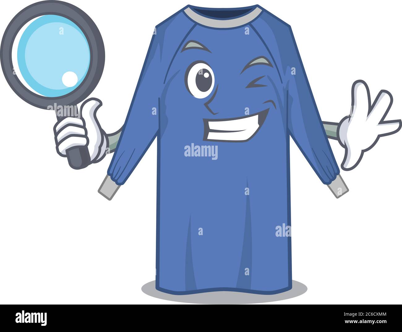 cartoon picture of disposable clothes Detective using tools Stock ... cartoon picture of disposable clothes Detective using tools Stock ...