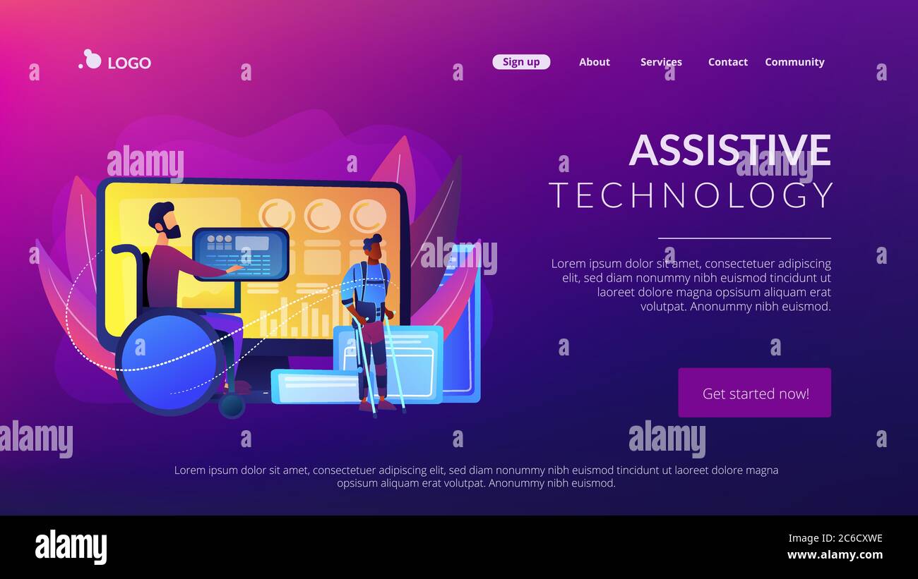 Assistive device Stock Vector Images - Alamy