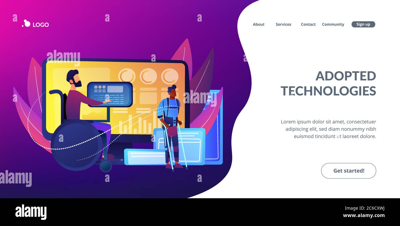 Assistive device Stock Vector Images - Alamy