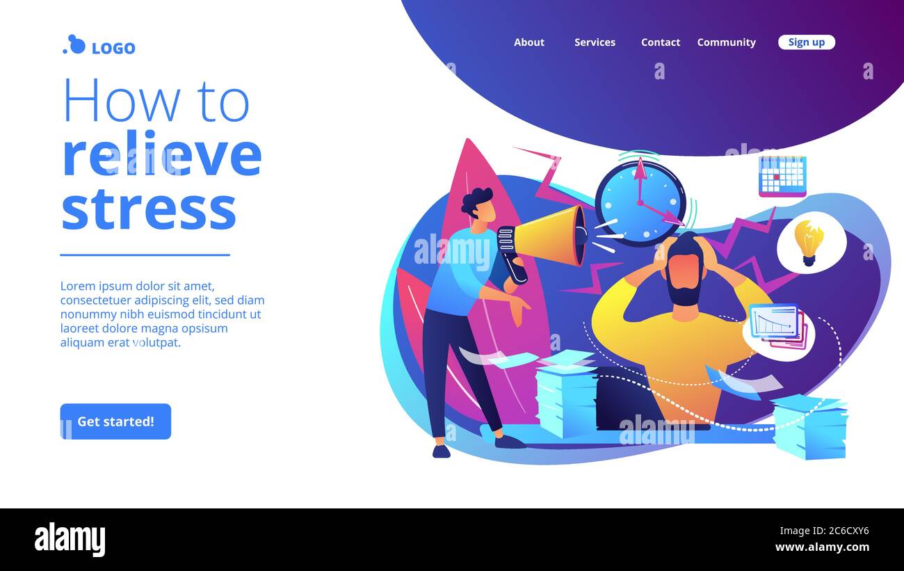 Acute stress disorder Stock Vector Images - Alamy