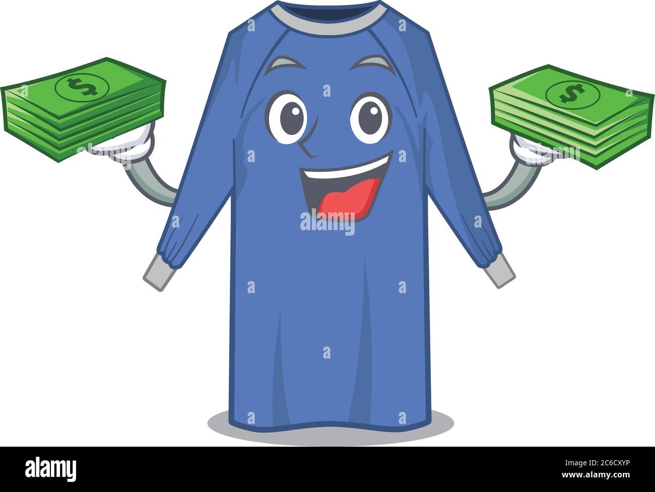 A wealthy disposable clothes cartoon character with much money Stock ... A wealthy disposable clothes cartoon character with much money Stock ...