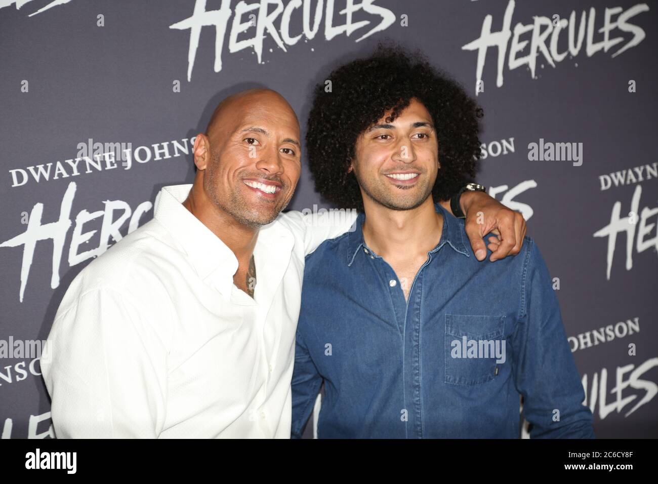 Dwayne Johnson (The Rock) and MTV VJ Kristian Schmidt (Krit Schmidt) on ...