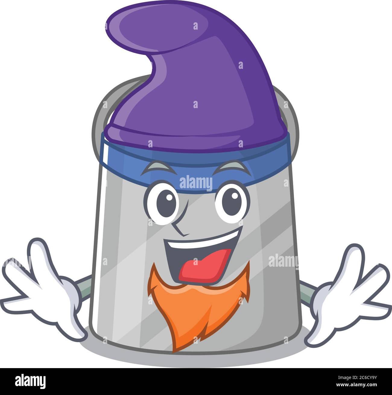 An adorable cartoon design of face shield as an Elf fairytale character ...