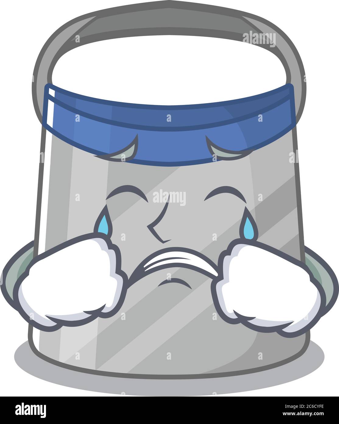 Caricature design of face shield having a sad face Stock Vector Image ...