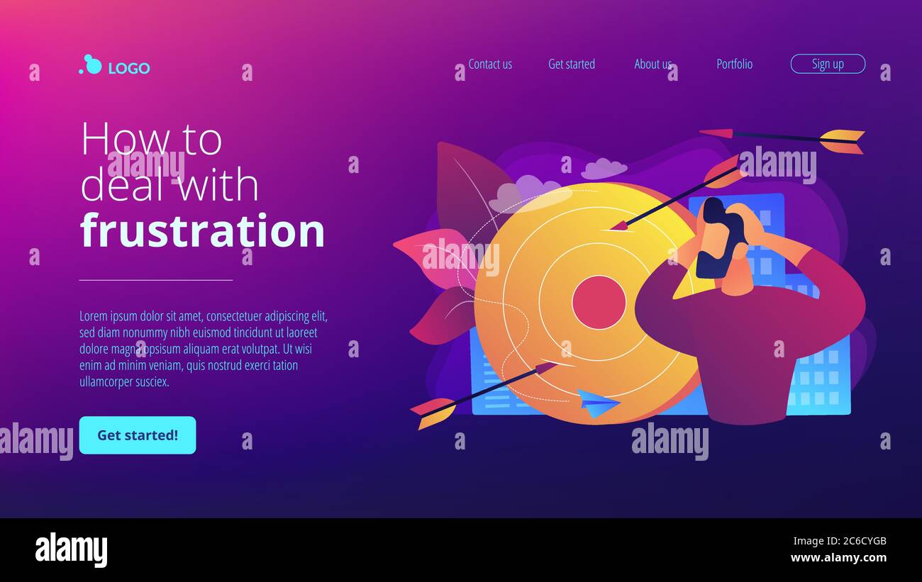 Frustration exhausted Stock Vector Images - Alamy