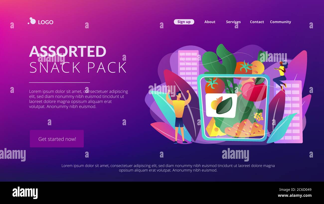 Takeaway food app Stock Vector Images - Alamy