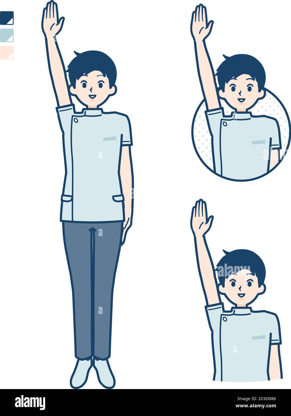 Raise body Stock Vector Images - Alamy