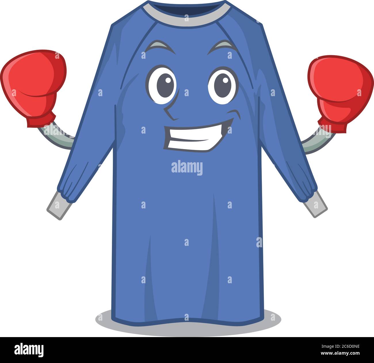 Mascot design of disposable clothes as a sporty boxing athlete Stock ...