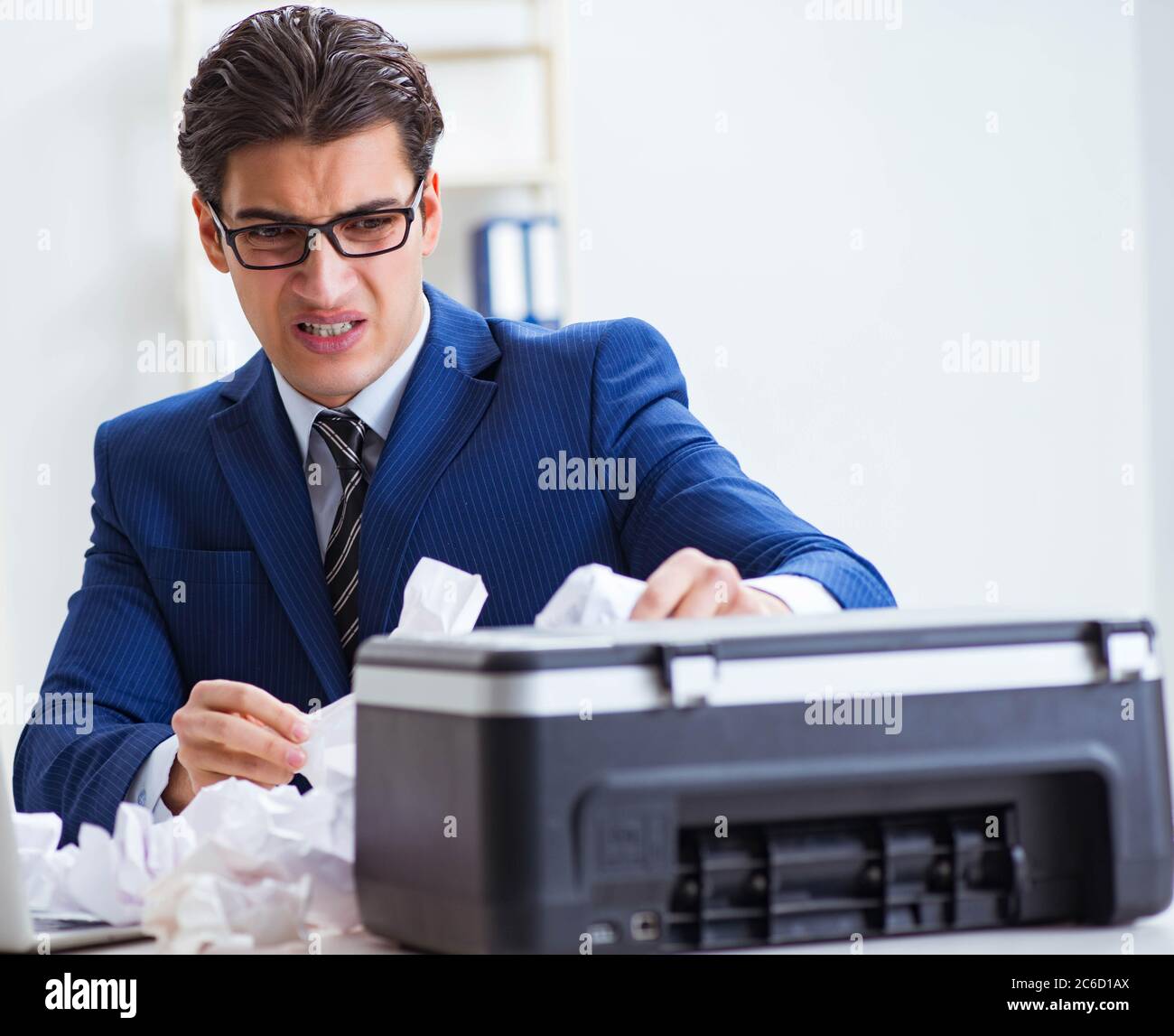 Angry and paper and office and copier hi-res stock photography and ...