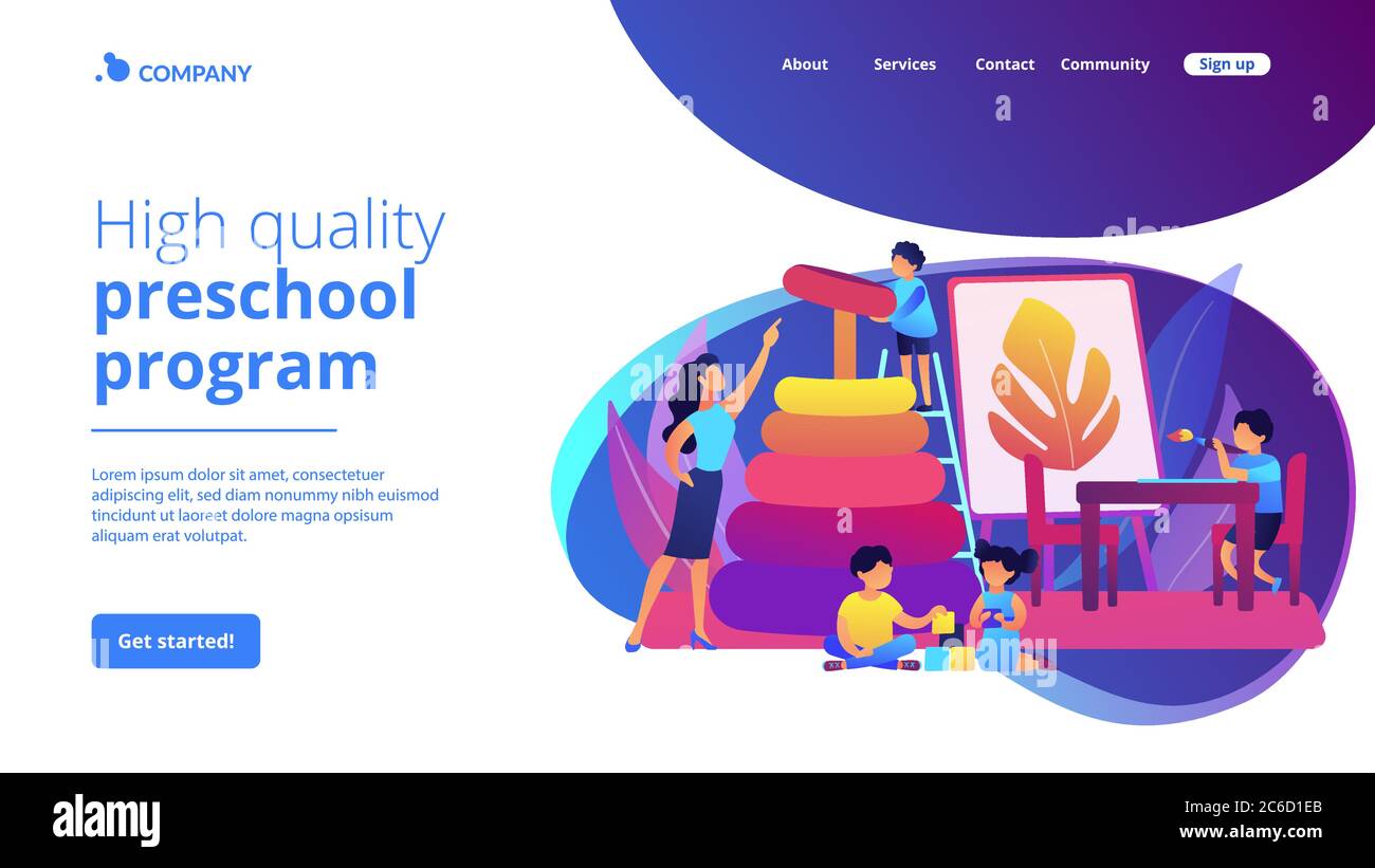 High nursery Stock Vector Images - Alamy