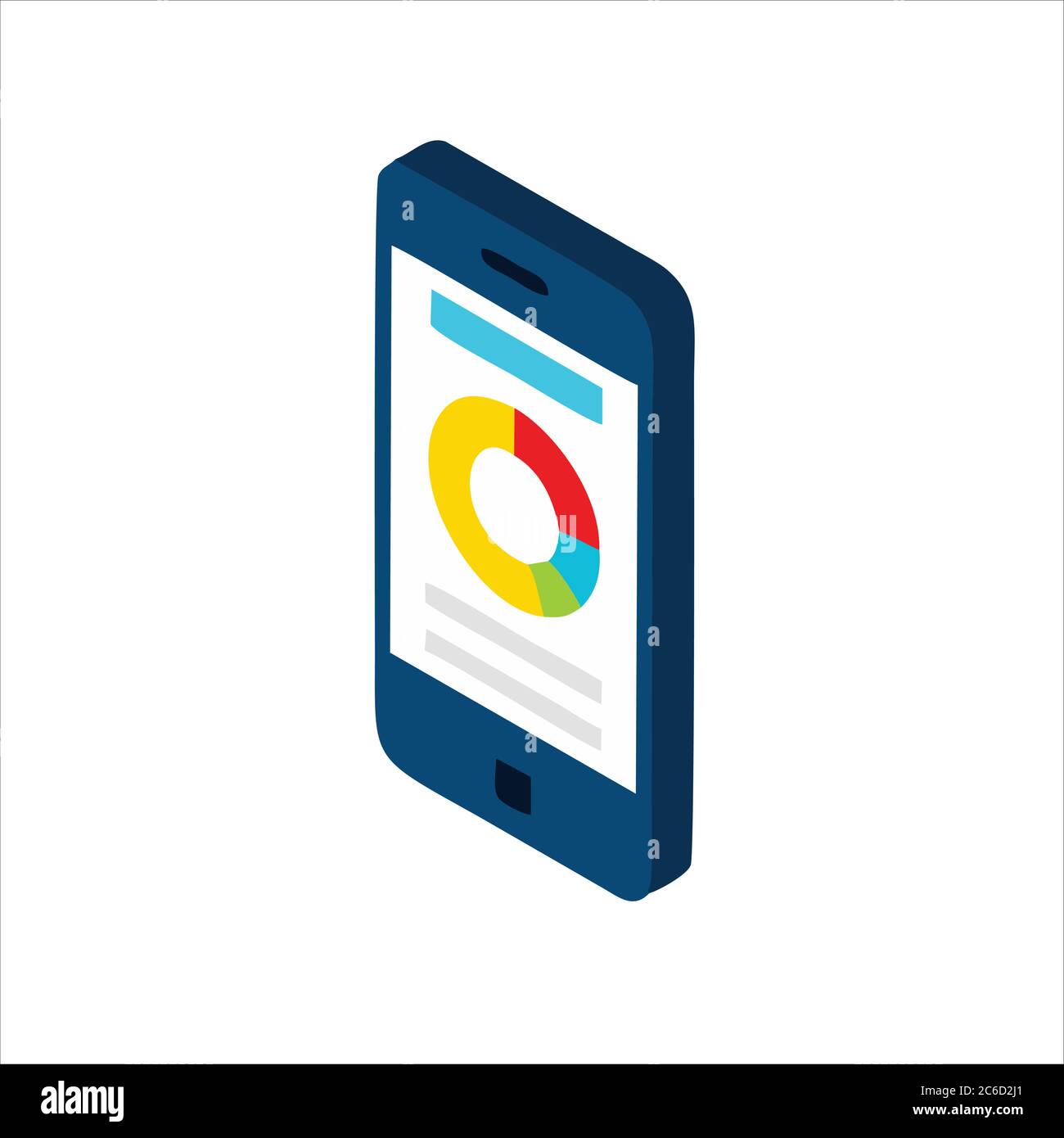 Mobile phone icon isolated on white background. Mobile phone icon in ...
