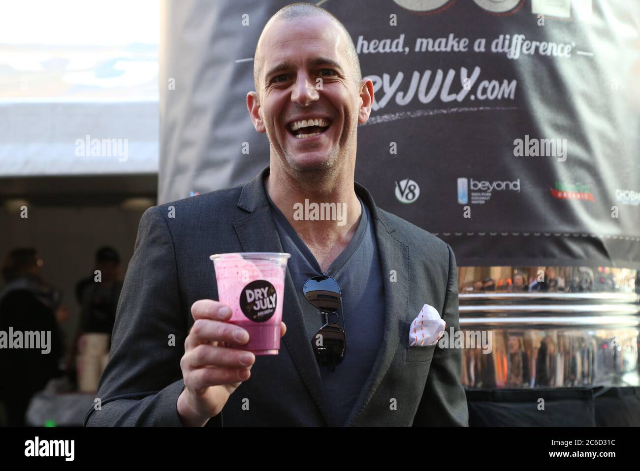 Dry July ambassador ‘Fast’ Ed Hamagyi (chef and TV personality) at the ...