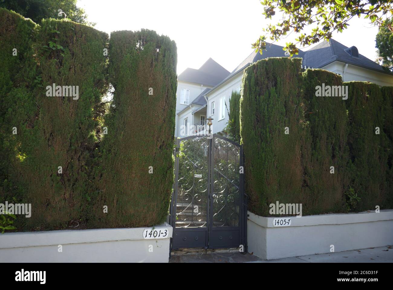 West Hollywood, California, USA 8th July 2020 A general view of ...