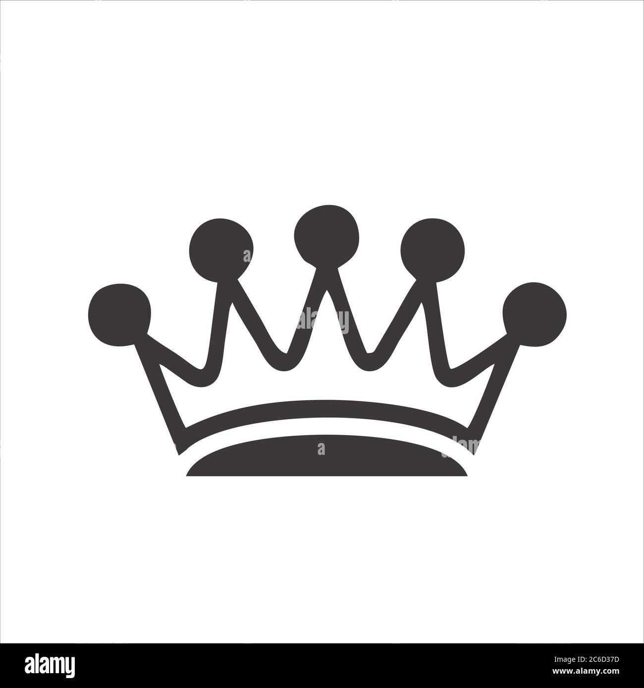 Crown Logo, Crown icon vector in modern flat style for web, graphic and ...