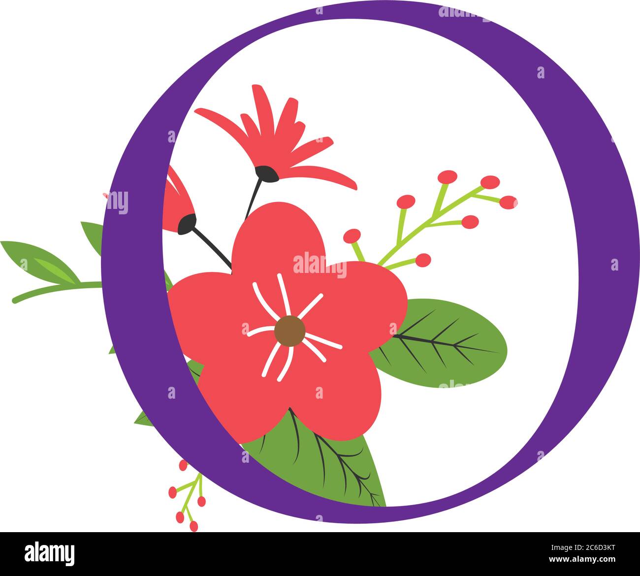 Foliate initial Stock Vector Images - Alamy