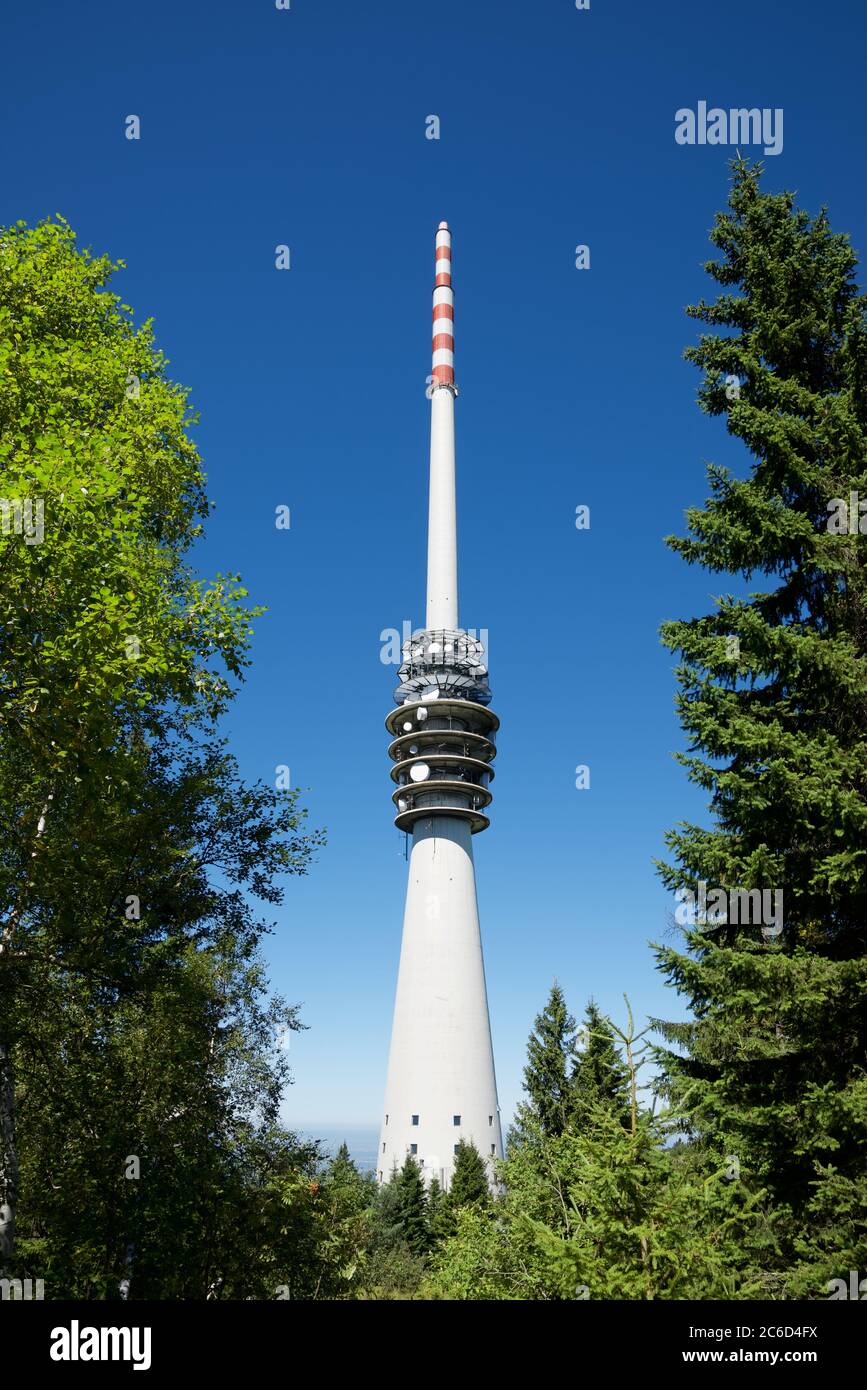 Closeup telecommunications tower hi-res stock photography and images ...