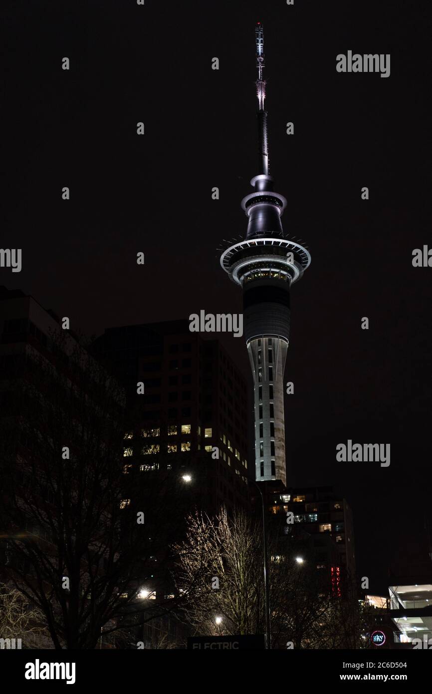 The Auckland Tower, New Zealand Stock Photo - Alamy