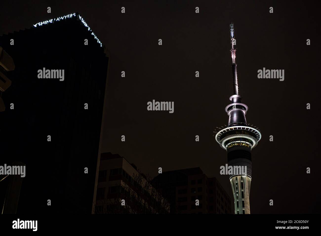 The Auckland Tower, New Zealand Stock Photo - Alamy