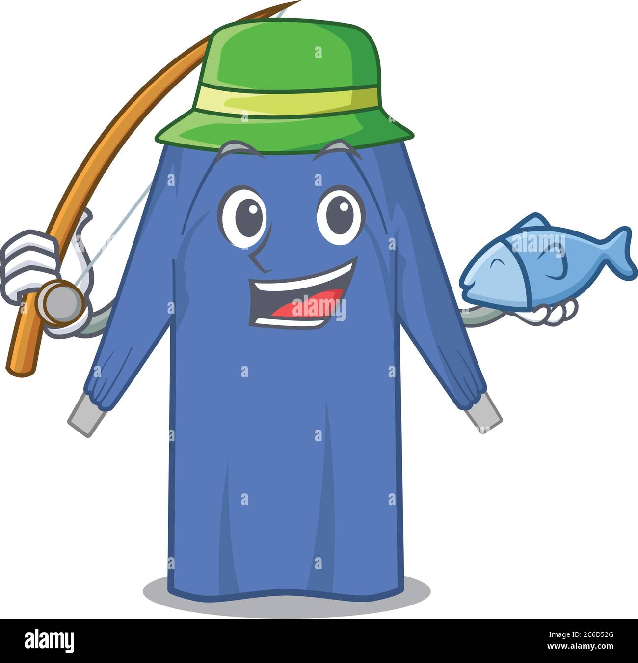 Cartoon design style of disposable clothes goes to fishing Stock Vector ... Cartoon design style of disposable clothes goes to fishing Stock Vector ...