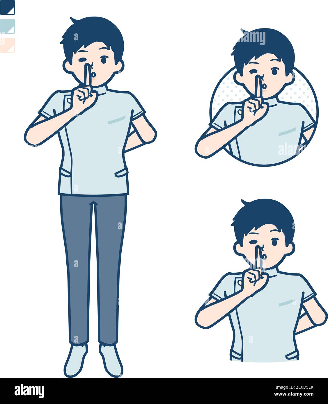 Quiet Hands Clipart