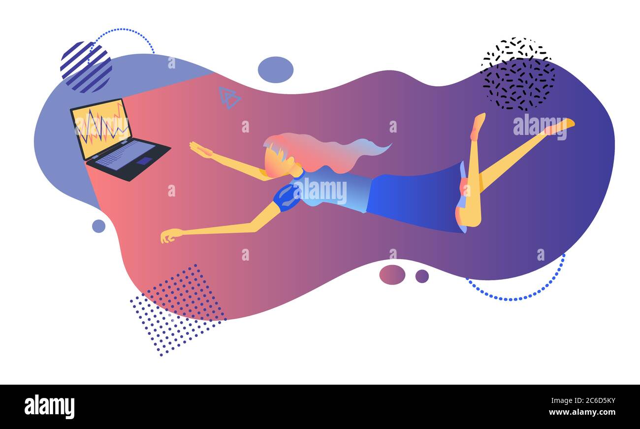 Coins in the air Stock Vector Images - Alamy