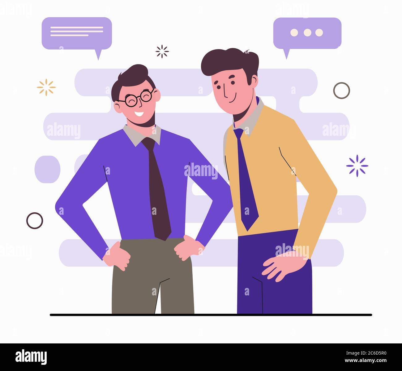 Office workers talking laughing Stock Vector Images - Alamy
