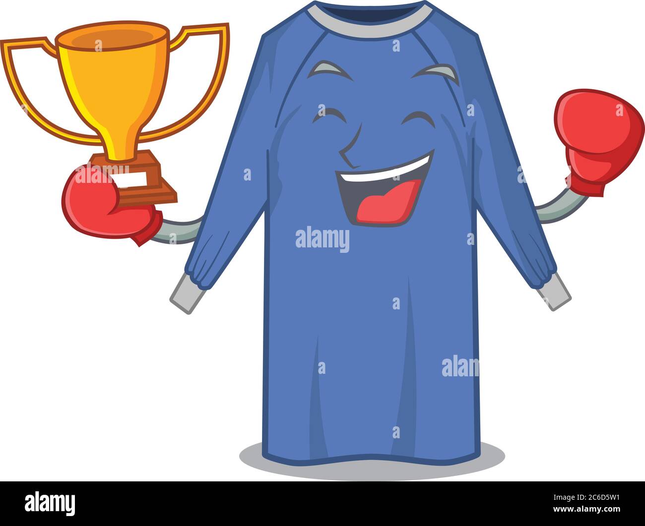 An elegant boxing winner of disposable clothes caricature design ... An elegant boxing winner of disposable clothes caricature design ...