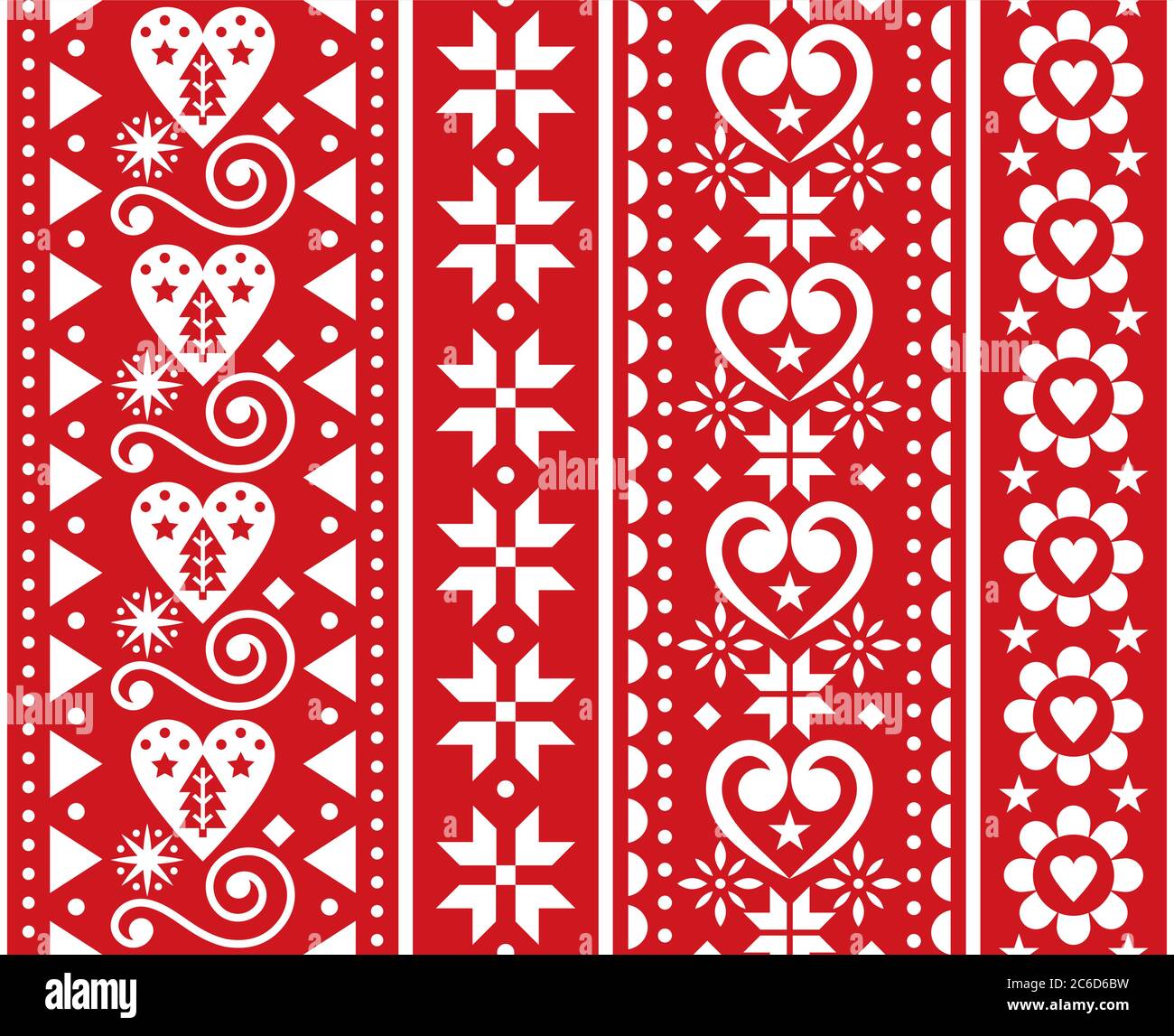 Tree embroidery pattern Stock Vector Images - Alamy