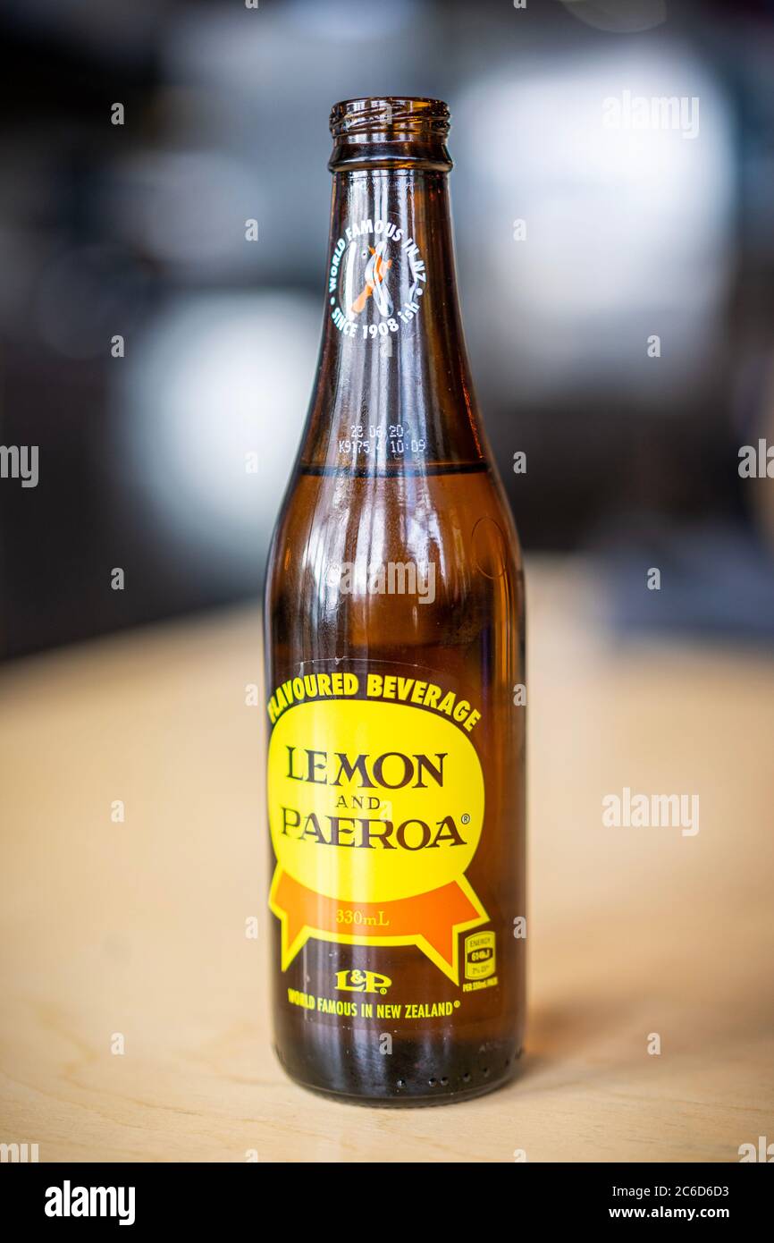 Lemon & Paeroa, also known as L&P, is a sweet soft drink manufactured ...