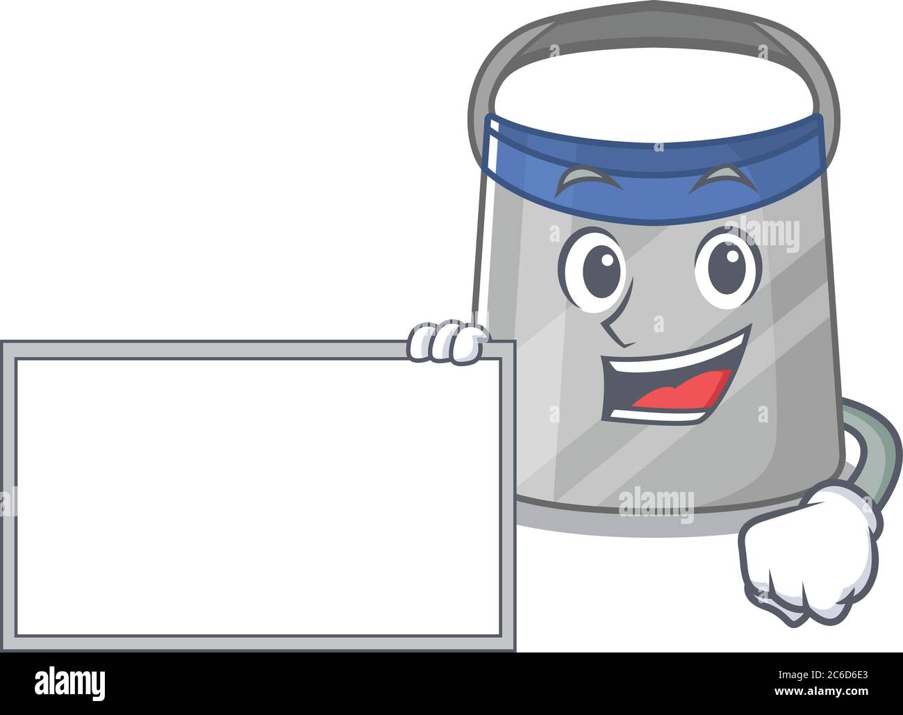 Cartoon character design of face shield holding a board Stock Vector ...