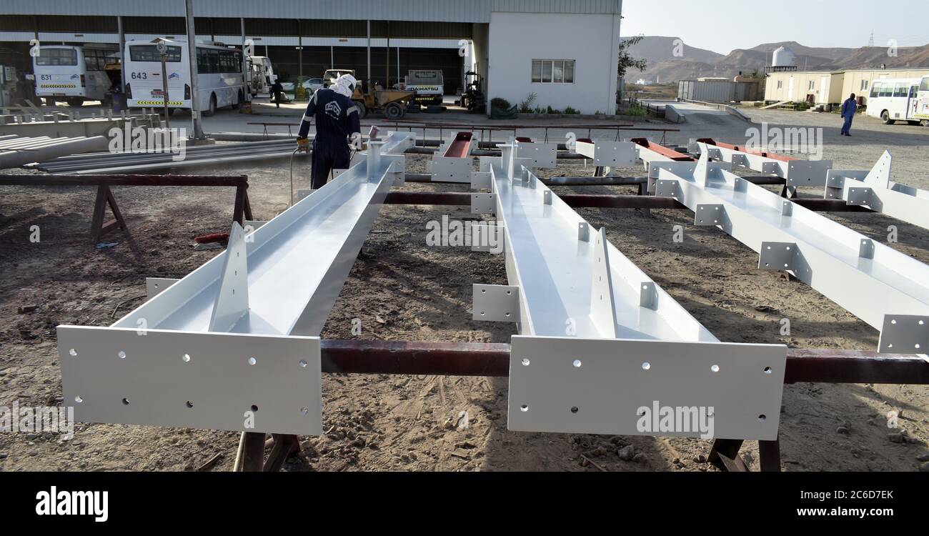 steel structural column and beams Stock Photo - Alamy