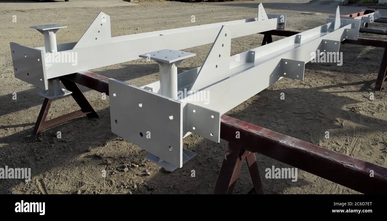 steel structural column and beams Stock Photo - Alamy