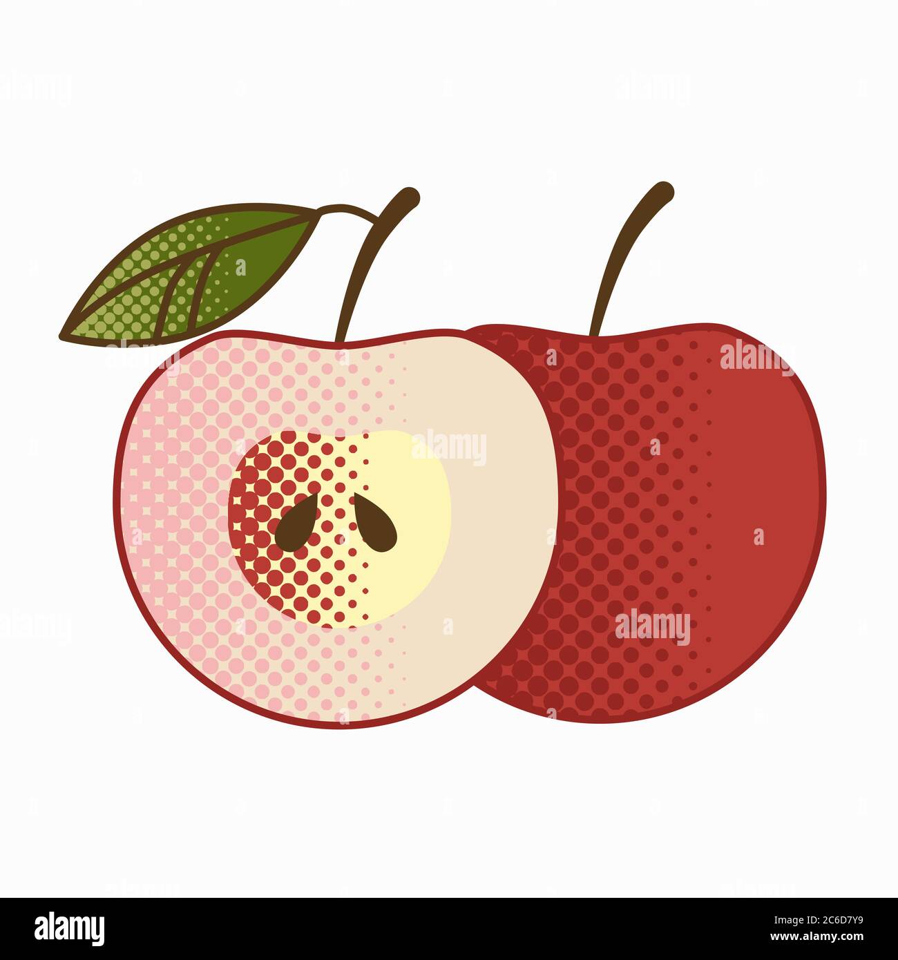 Dots on fruit Stock Vector Images - Alamy