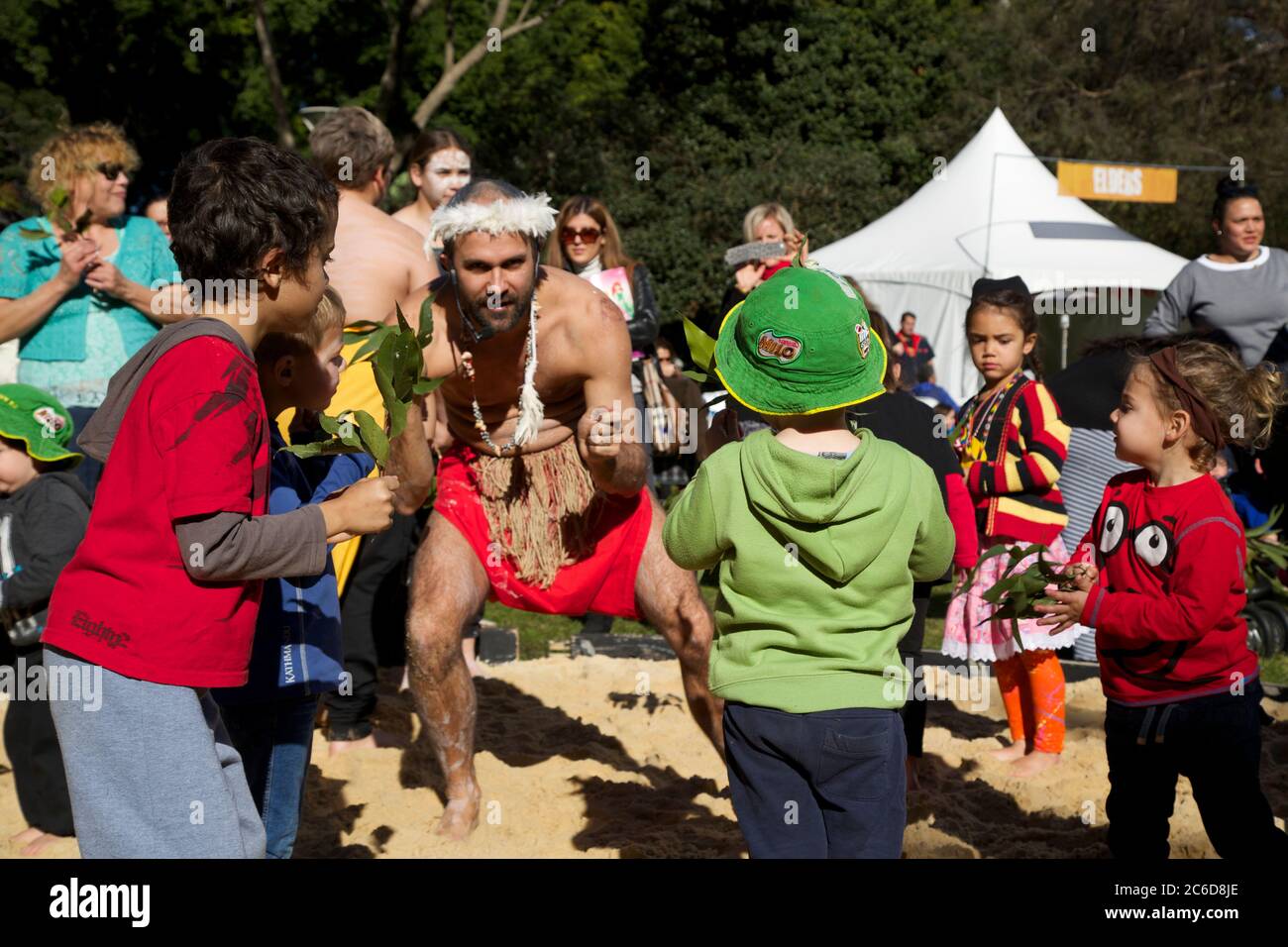 People are encouraged to join in by Tim Bishop and are taught ...