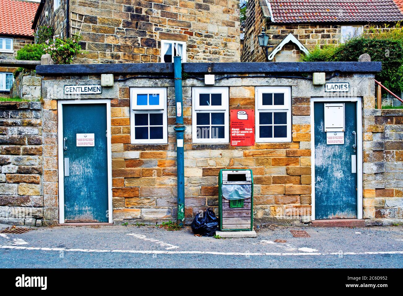 Ladies and Gents Toilets, Castleton, North Yorkshire Moors, England ...