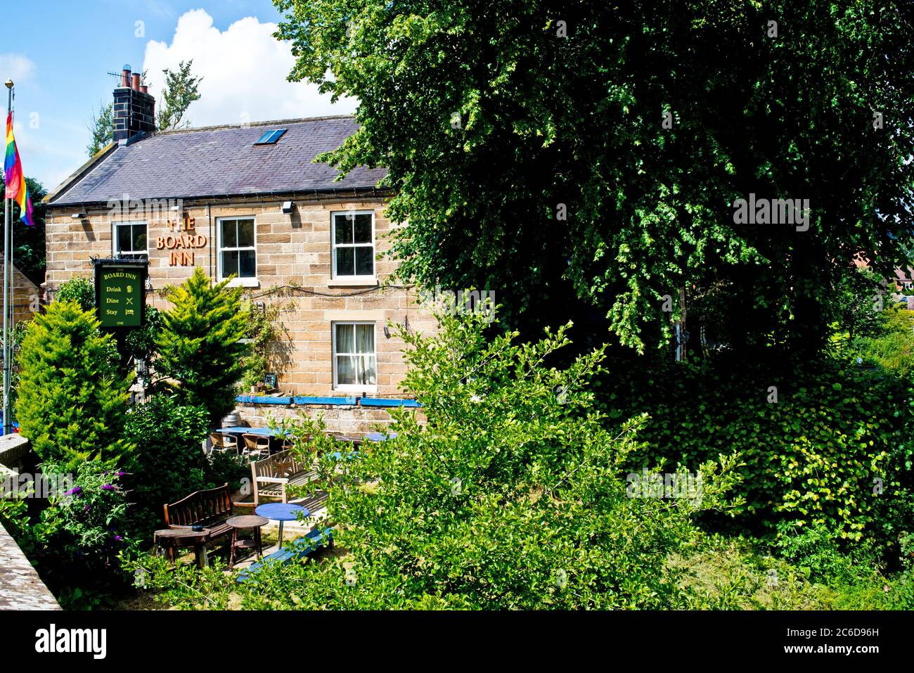 The Board Inn, Lealholm, North Yorkshire Moors, England Stock Photo - Alamy