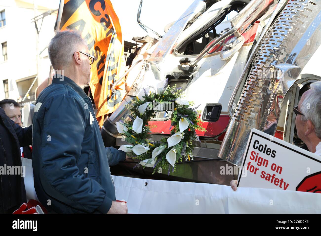 Tony Sheldon, National Secretary of the Transport Workers Union (TWU ...