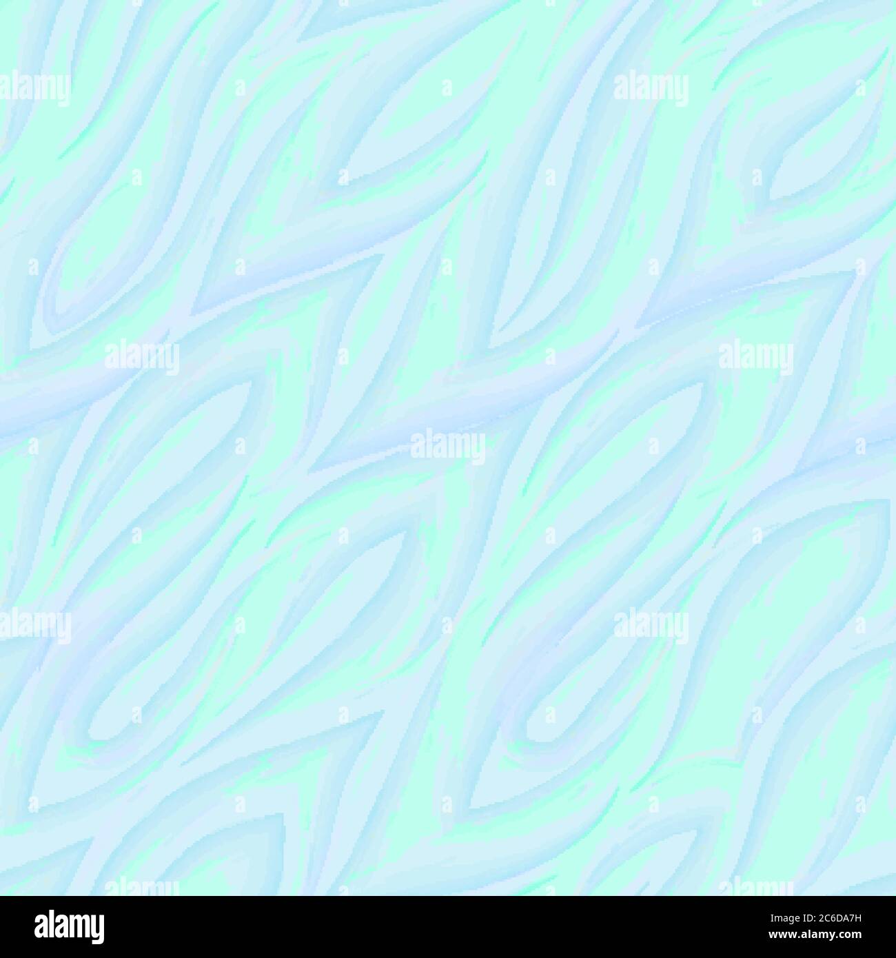 Seamless vector pattern of watercolor brush strokes, water or sea water ...