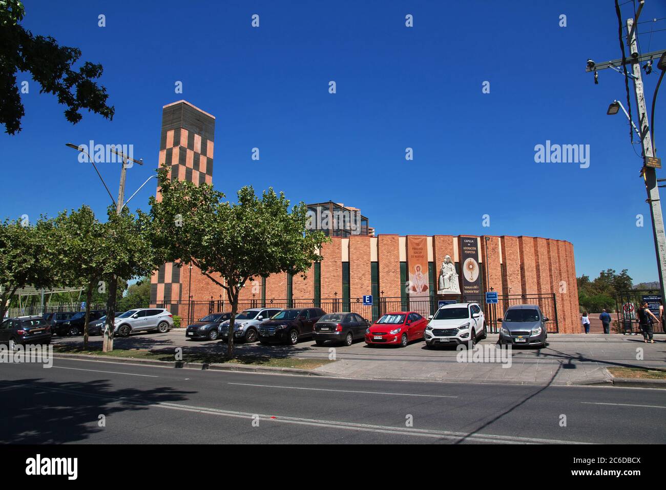 The modern church in Santiago, Chile Stock Photo - Alamy