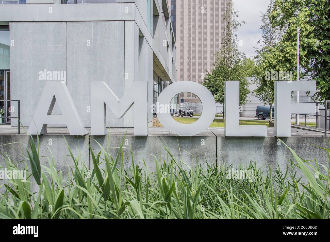 Billboard Of Amolf At The Science Park At Amsterdam The Netherlands ...
