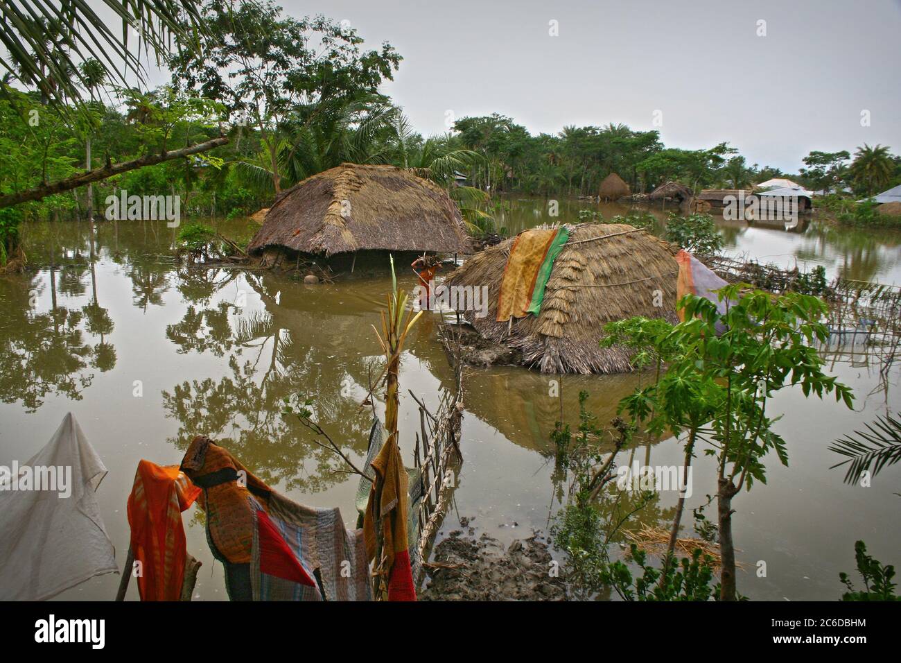 Cyclone Aila affected village at Khulna, Bangladesh Stock Photo - Alamy