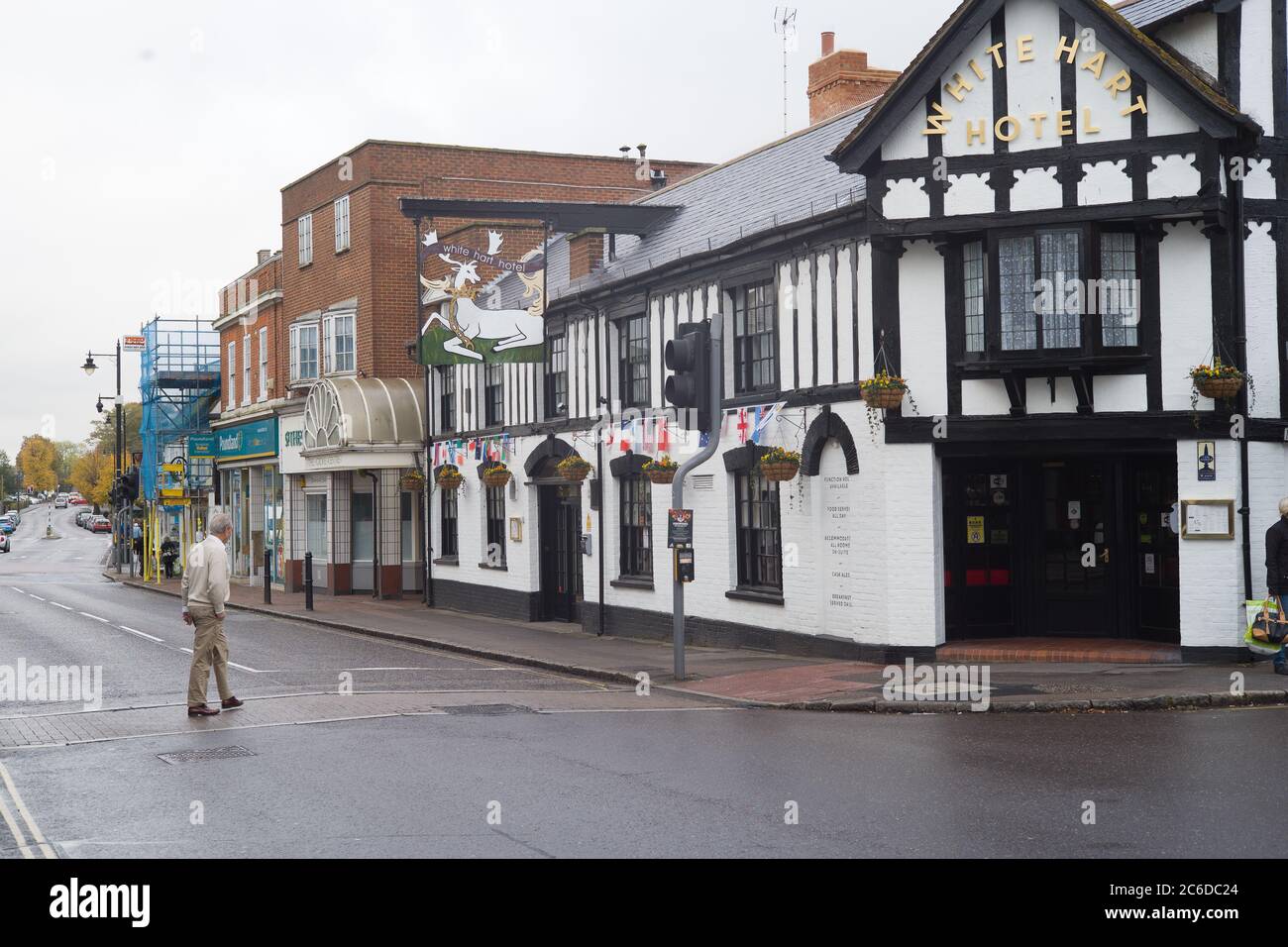 Witham Town Centre Stock Photo - Alamy