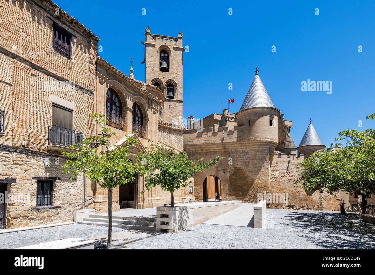 Palace of the Kings of Navarre, Olite, Navarre, Spain Stock Photo - Alamy