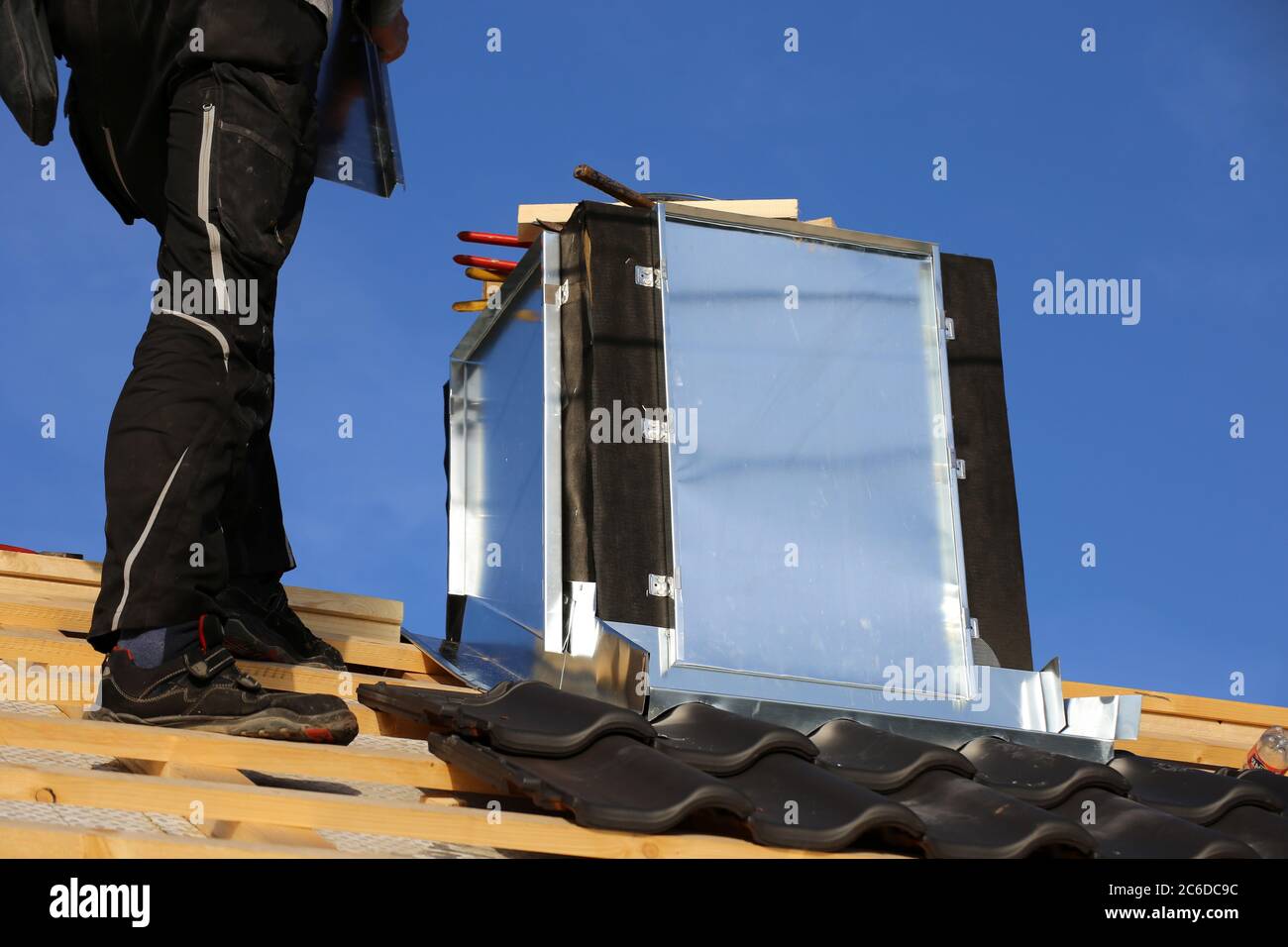 Pitched roof cladding hi-res stock photography and images - Alamy