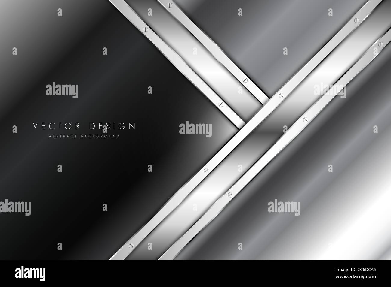 Shiny metallic grey background Stock Vector Images - Alamy